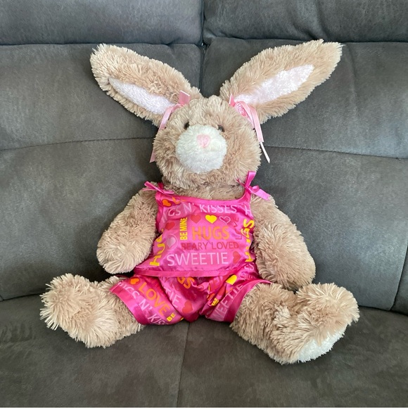 Build-A-Bear | Toys | Build A Bear Mocha Bunny Rabbit 22 Posable Ears ...